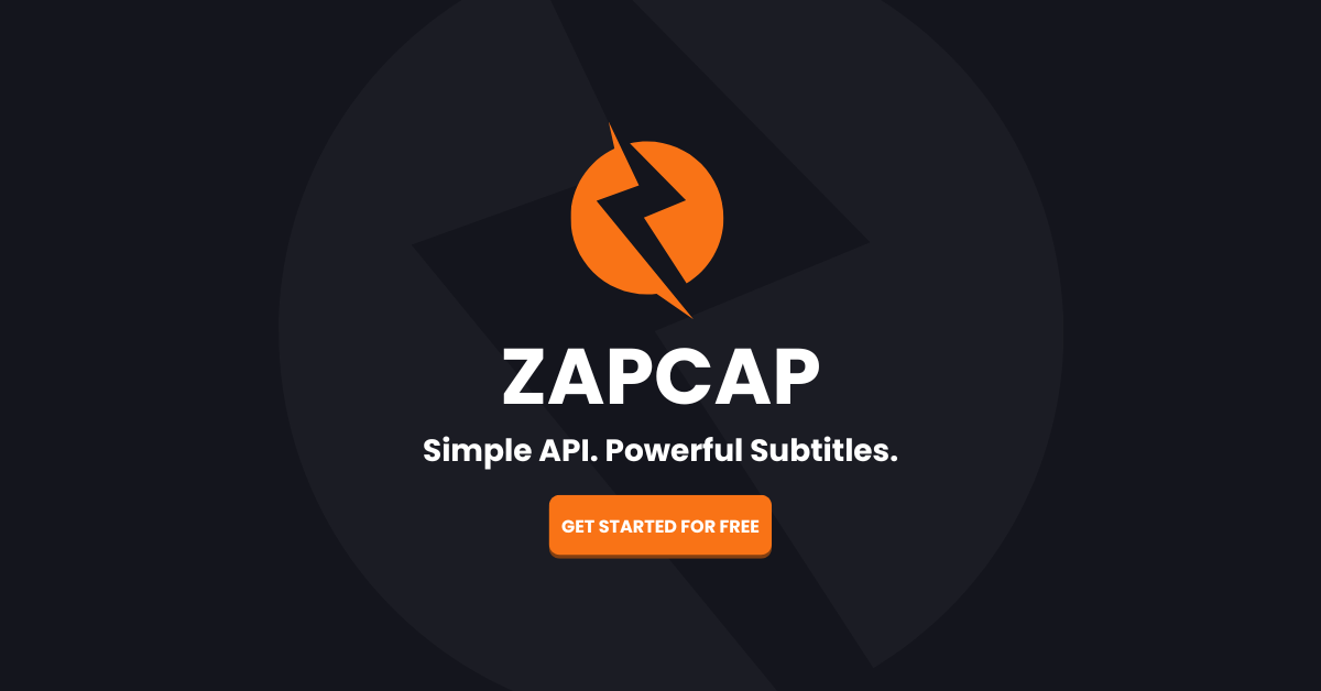 ZapCap Platform | Dashboard